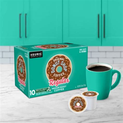 The Original Donut Shop Regular Medium Roast K Cup Coffee Pods 10 Ct