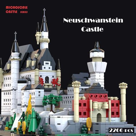 Lego Moc Neuschwanstein Micro Castle By Dbricks238 Rebrickable