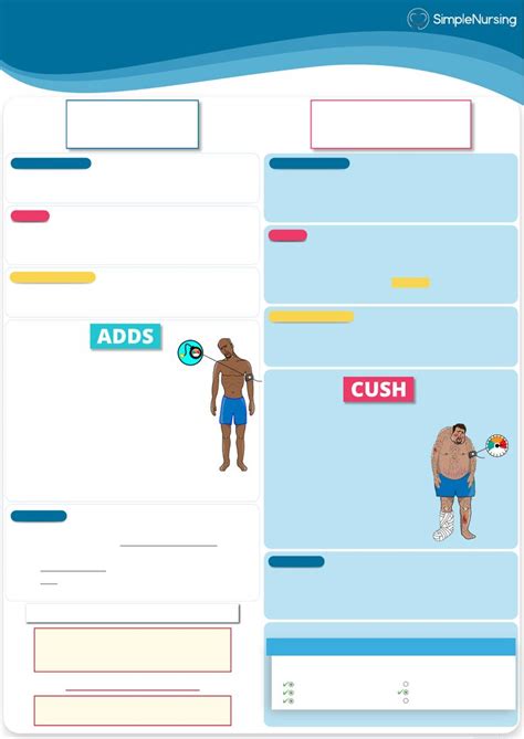 1 Addisons Vs Cushings Addisons Vs Cushings Med Surg Endocrine