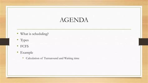 Fcfs Cpu Schedulingpptx Computing Technology And Computing