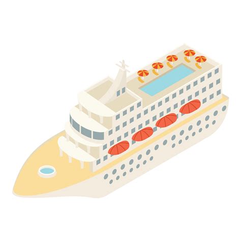 Travel Ship Icon Isometric Style 14340998 Vector Art At Vecteezy