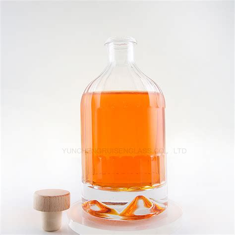 Custom Design Decal Vodka Bottle Screen Printing Empty Whisky Spirit