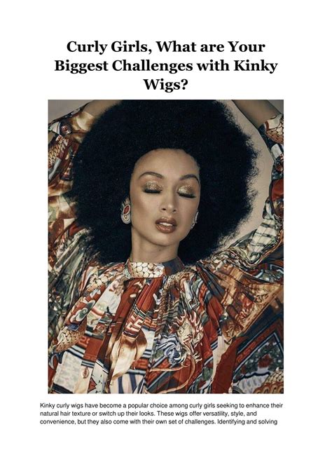 Ppt Curly Girls What Are Your Biggest Challenges With Kinky Wigs