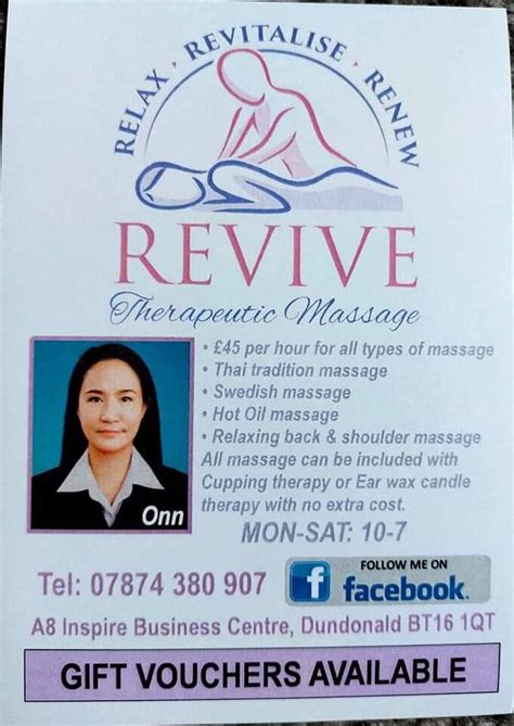 Revive Massage Dundonald Belfast Gb Nir Nextdoor