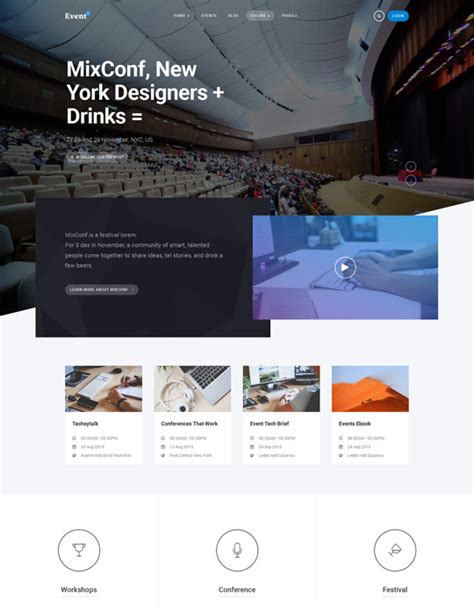 Ja Events Ii Best Responsive Joomla Events Template Joomlart