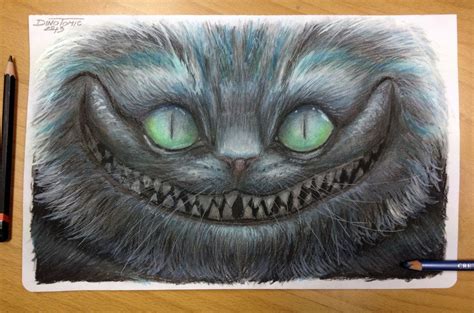 Color Pencil Drawing Of Cheshire By Atomiccircus On Deviantart Color