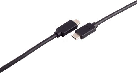 Shiverpeaks Usb 20 Gbs Kabel C Stecker C Stecker 1 M Schwarz