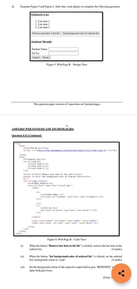 Solved E Write Code To Insert The Registration Data Into Chegg Com