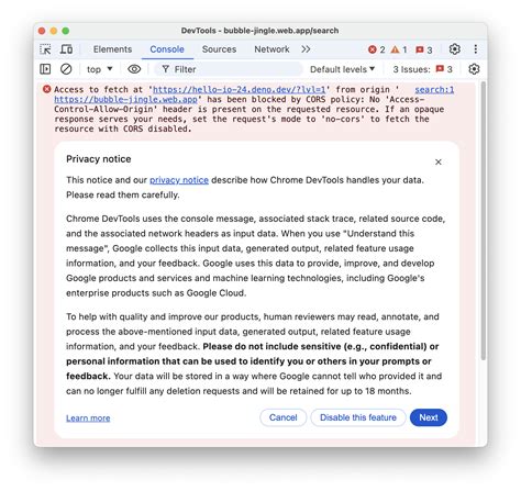 콘솔 통계 Gemini로 오류 및 경고를 더 잘 이해 Chrome Devtools Chrome For Developers