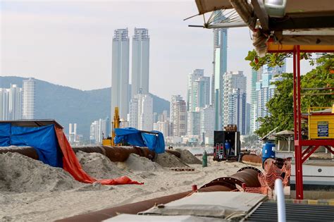 Um Ano Após Início Das Obras As Mudanças Do Alargamento Da Praia