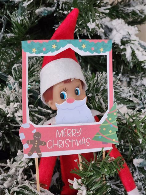Free Elf On The Shelf Printable Props Leap Of Faith Crafting