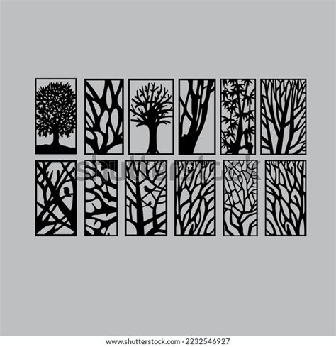 Cnc Vector Cutting Patterns Cnc Laser Stock Vector Royalty Free Shutterstock