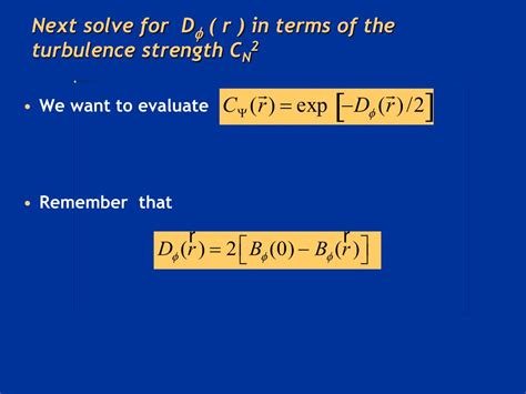 Ppt Part 2 Phase Structure Function Spatial Coherence And R 0 Powerpoint Presentation Id