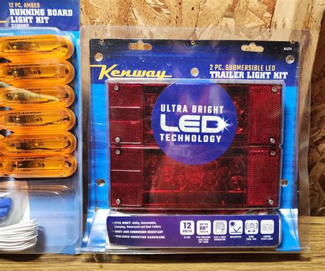 Jandk Estate Sales And Auctions Kenway Running Board Trailer Lights Kits