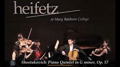 Shostakovich Piano Quintet In G Minor Op 57 I Iii Youtube