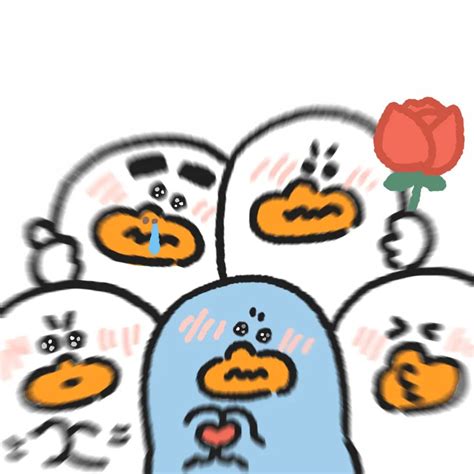 小蓝鸭第二弹表情包和头像