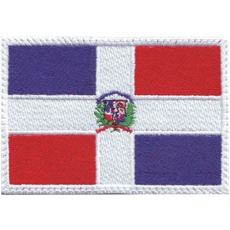 Dominican Republic Flag Patch Etsy