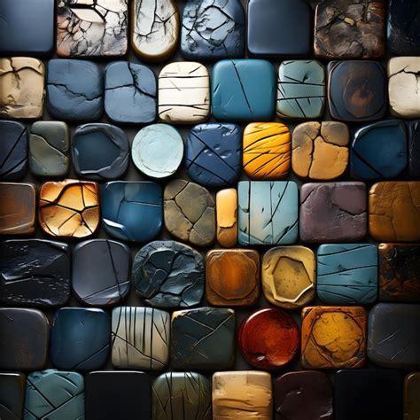 Premium Ai Image Ceramic Tile Texture Pattern