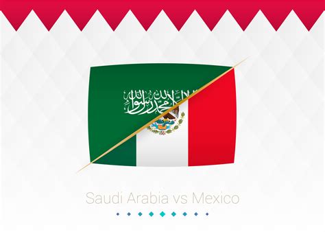 National Football Team Saudi Arabia Vs Mexico Soccer 2022 Match Versus