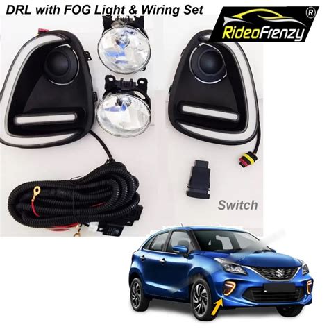 Buy Maruti Baleno Glanza Dual Function LED DRL Day Time Running
