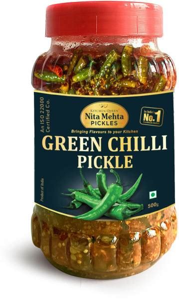 Kitchen Queen Nita Mehta Green Chilli Pickle Hari Mirch Ka Achaar