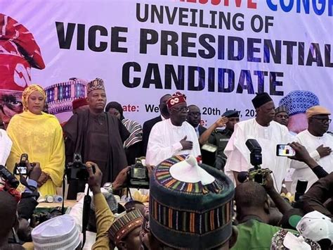 2023 Presidency Apc Unveils Shettima As Tinubus Running Mate