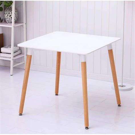 Free Shipping Scandinavian Square Table 60cm 70cm 80cm Shopee