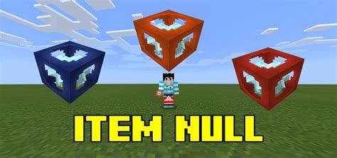Item Null Addon For Minecraft