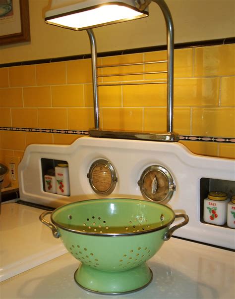 Colander Green Enameled Steel
