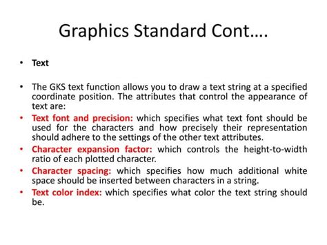 Graphics Software Standards Pptx Graphics Software Computer