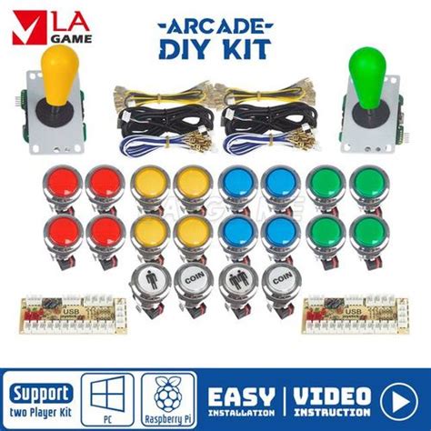 Shop Generic Arcade Diy Mando Usb Pc Raspberry Pi Bartop Arcade Buttons