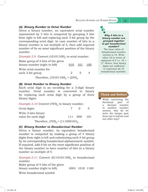 Rbse Book Class 11 Computer Science Chapter 2 Encoding Schemes And