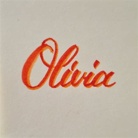 Calligraphy Olivia Youtube