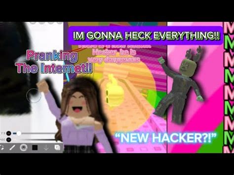 I PRANKED YOUTUBE NEW ROBLOX HACKER Def Not Me YouTube