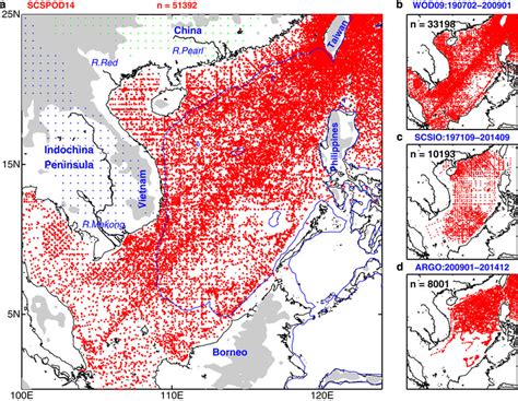 Geographical Distribution Of Hydrographic Temperature And Salinity