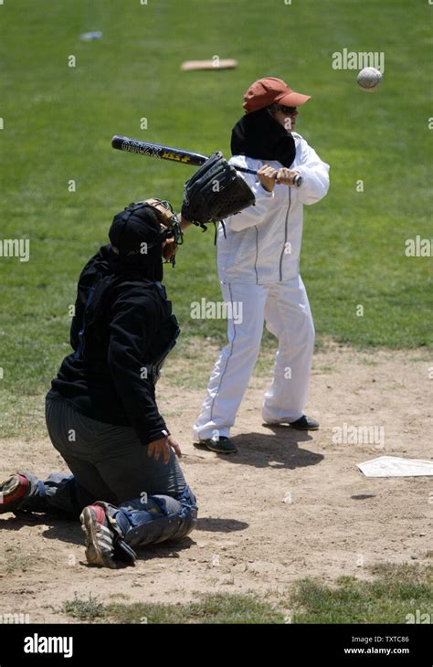 Iranian Women Softball Players Train In Azadi Freedom Sport Complex