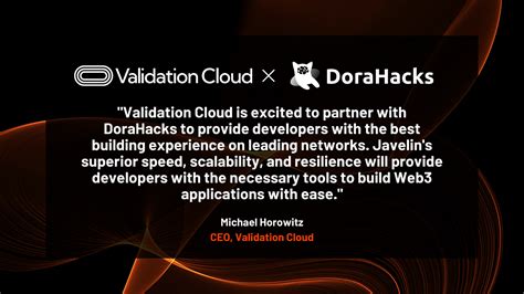 Validation Cloud Partners With Dorahacks To Provide Node Api To