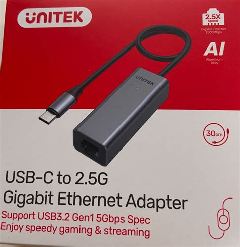 New Usb C To Gigabit Ethernet Adapter Super Fast 電腦＆科技 電腦周邊及配件 電腦線