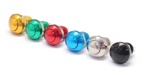 Mini Push Button 8MM Waterproof IP65 Momentary Mini Push Button Switch