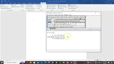 How To Use Mathtype Mathtype Demo Trending Youtube