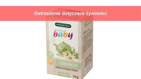 Wycofanie herbatki dla dzieci Herbi baby z rumiankiem Przegląd Rynku Spożywczego