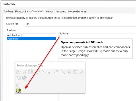 Additional Customization For Commands In Toolbar