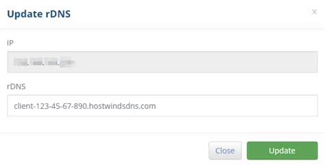 How To Set Rdns Hostwinds