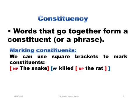 Constituency Tests Presented By Dr Shadia Yousef Banjar Pptx Standardized Testing