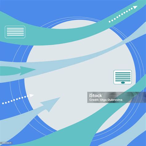 벡터 추상 배경 청록색 및 파란색 파도 선 화살표 전진 움직임 개념에 대한 스톡 벡터 아트 및 기타 이미지 개념 고객 참여 곡선 Istock