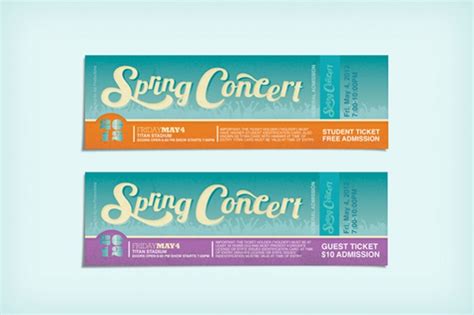 Free 33 Concert Ticket Designs In Psd Ai Ms Word Pages Publisher