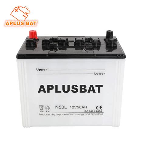 Full Capacity N50l Dry Charged Lead Acid Batteries Jis Standard China