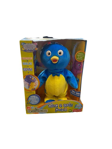 Backyardigans Sing And Spin Pablo Talking Dancing Plush Penguin 2005