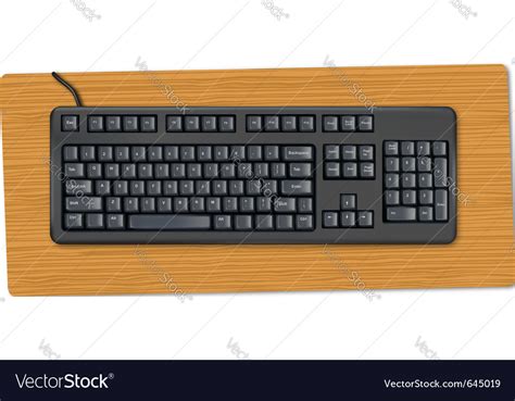 Keyboard Royalty Free Vector Image Vectorstock