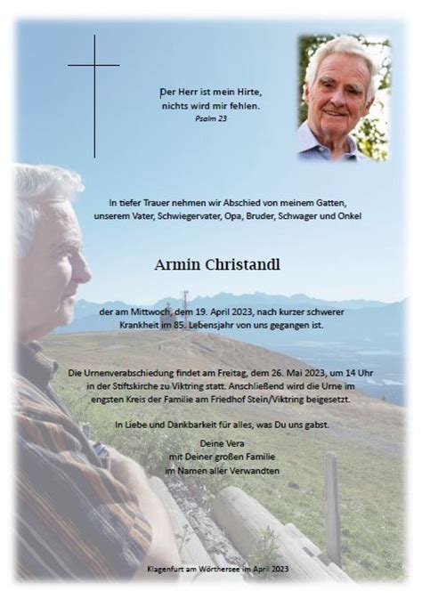 Parte für Christandl Armin pax requiem